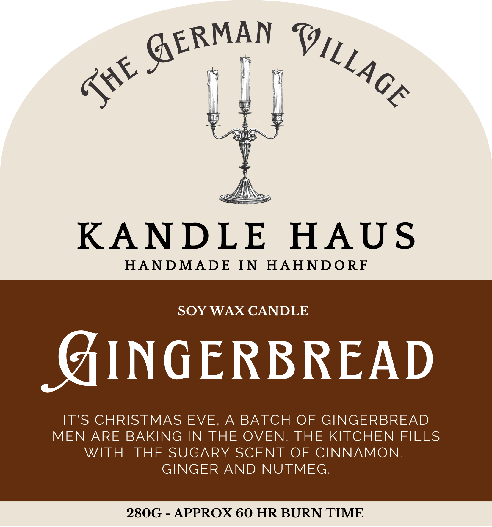 Kandle Haus Candle - Gingerbread (Large) – The German Village Shop Hahndorf