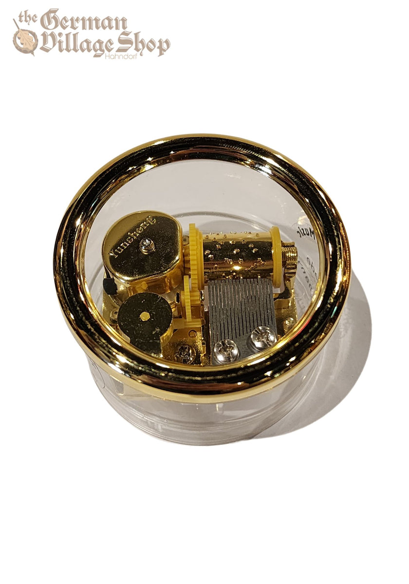 Music Box Round - Gold Frame Mechanical - Ave Maria – The German ...