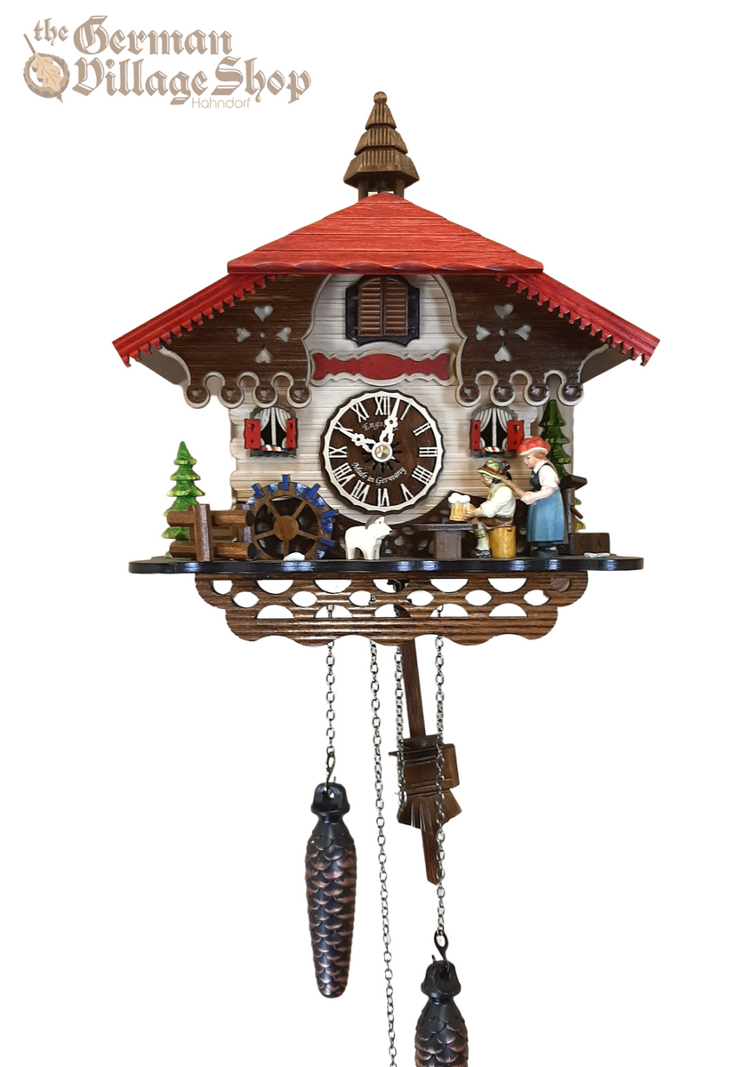 Cuckoo Clock Quartz - Red Roof Rolling Pin Lady – The German Village ...