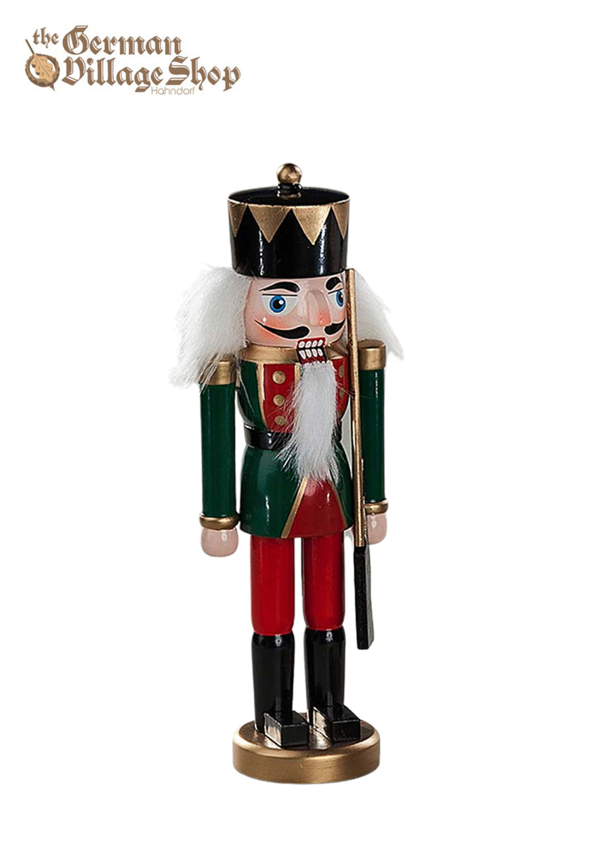 Nutcracker - 18cm Green Soldier with Gun – The German Village Shop Hahndorf