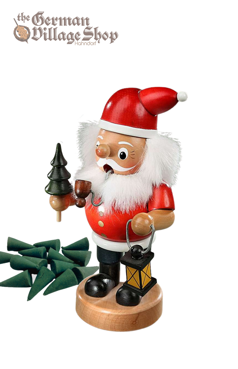 German Incense Smoker (Father Christmas 16cm) | Christmas Decoration ...